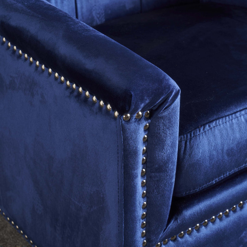 House of Hampton® Demby Velvet Armchair & Reviews | Wayfair