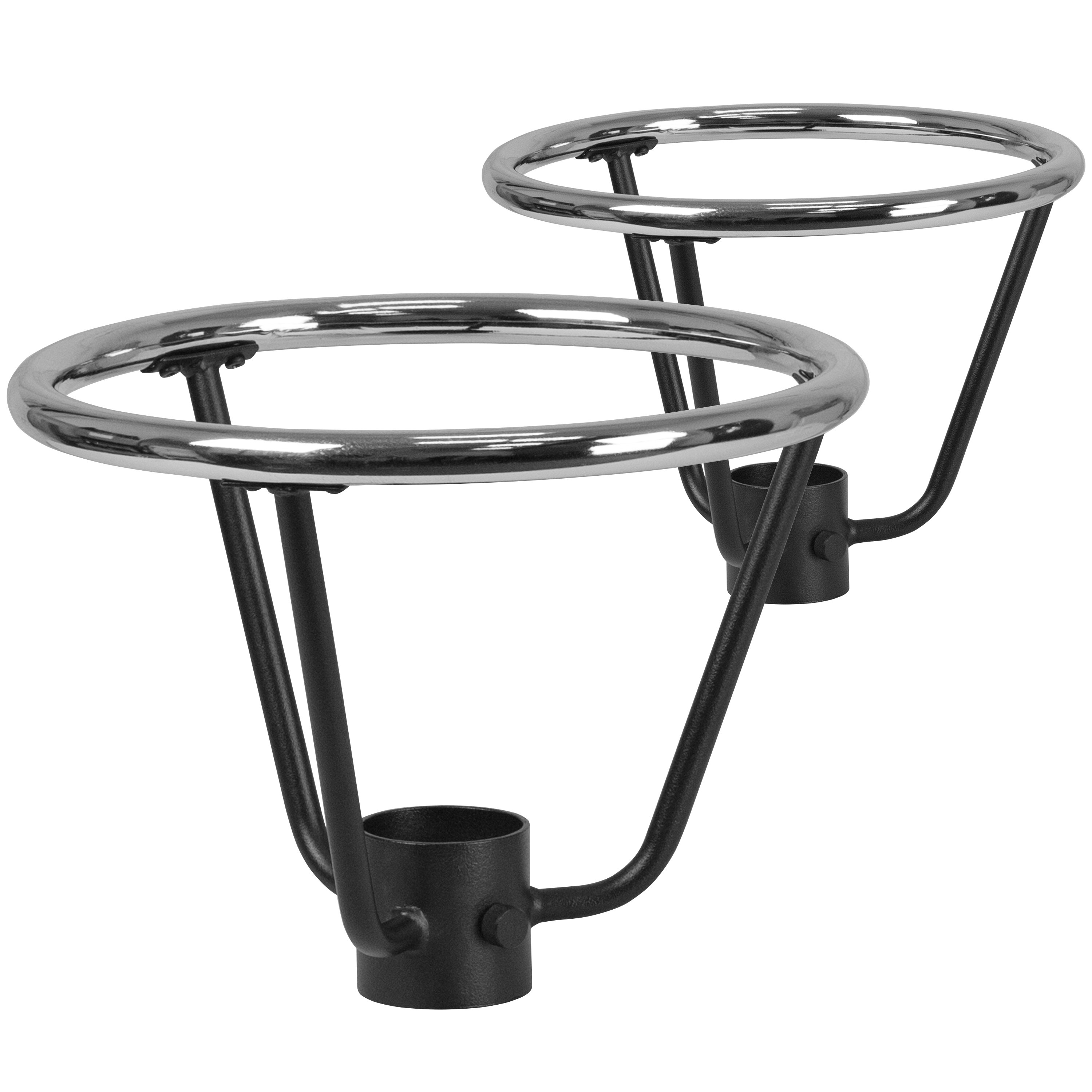 Ebern Designs Basel Bar Height Table Base Foot Ring with 3.25" Column ...