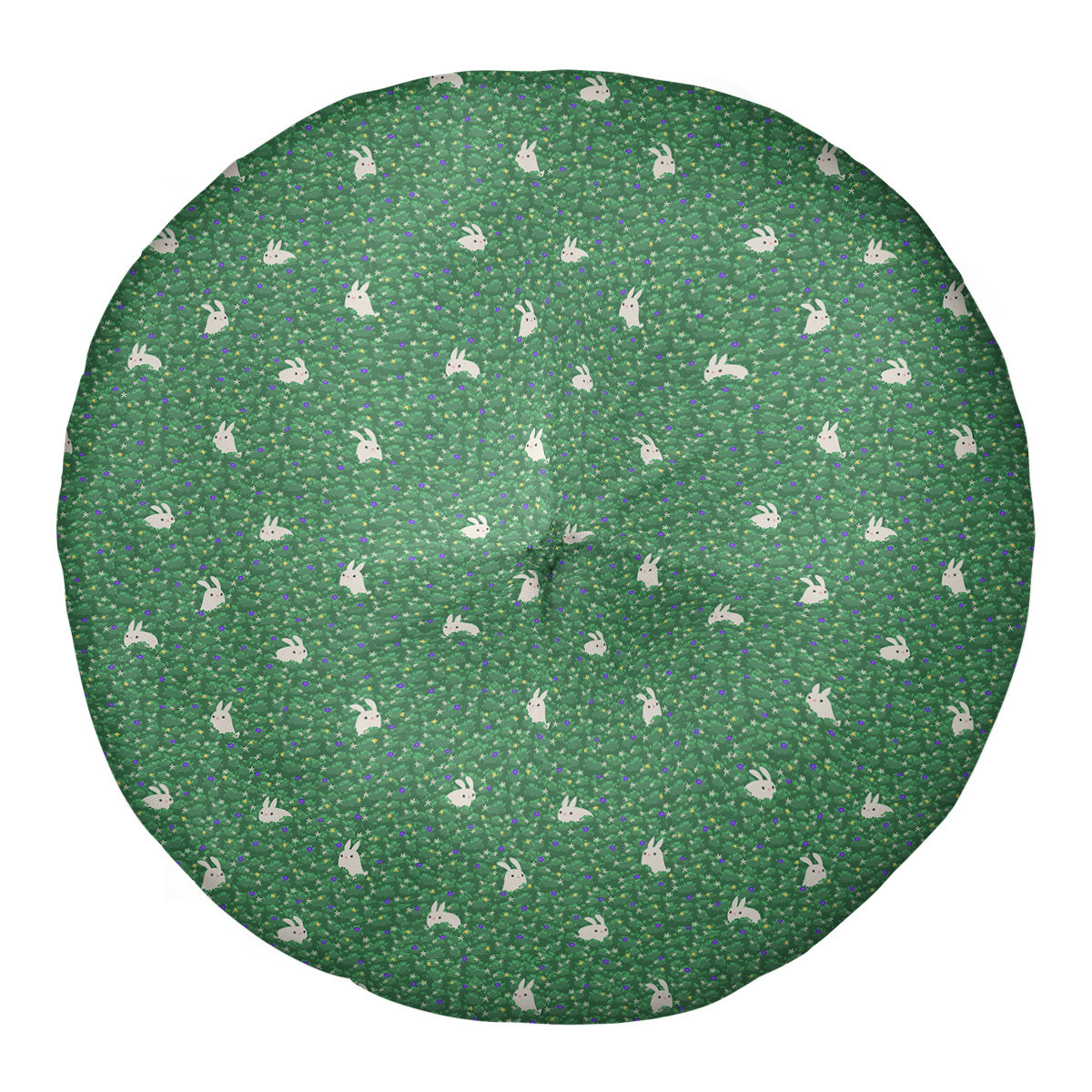 ArtVerse Katelyn Elizabeth Bunny Rabbit Floor Pillow | Wayfair