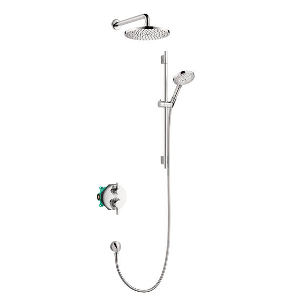 GROHE Grohtherm® Thermostatic Complete Shower System with Rough-in ...
