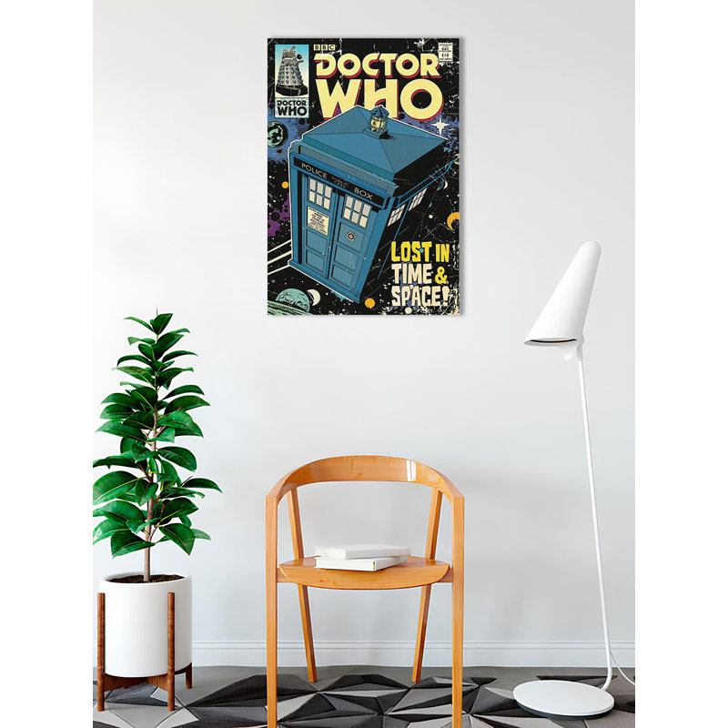 Buy Art For Less Doctor Who Tardis Comic Book Cover Dr Who - Unframed ...