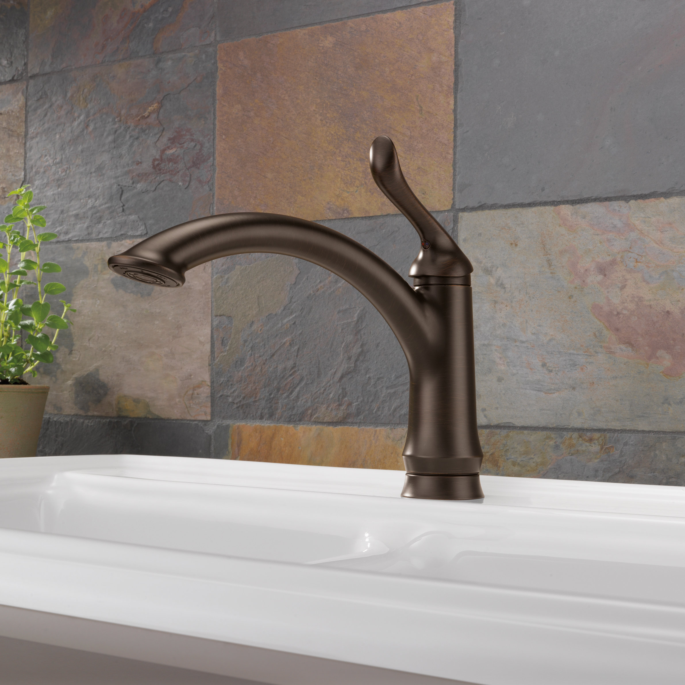 Delta Linden Hot & Cold Water Dispenser with Swivel Spout & Reviews ...