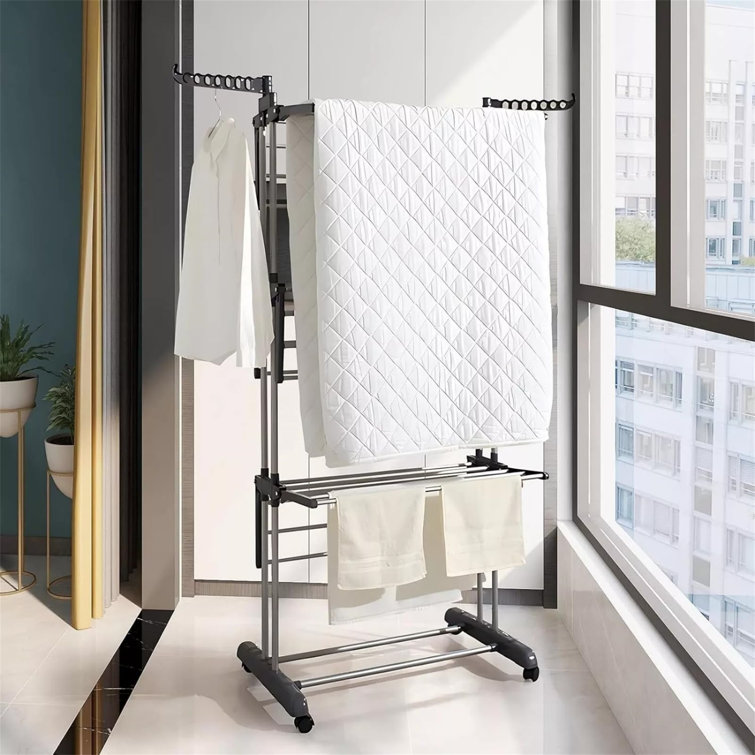 Rebrilliant Foldable Freestanding Drying Rack | Wayfair.co.uk