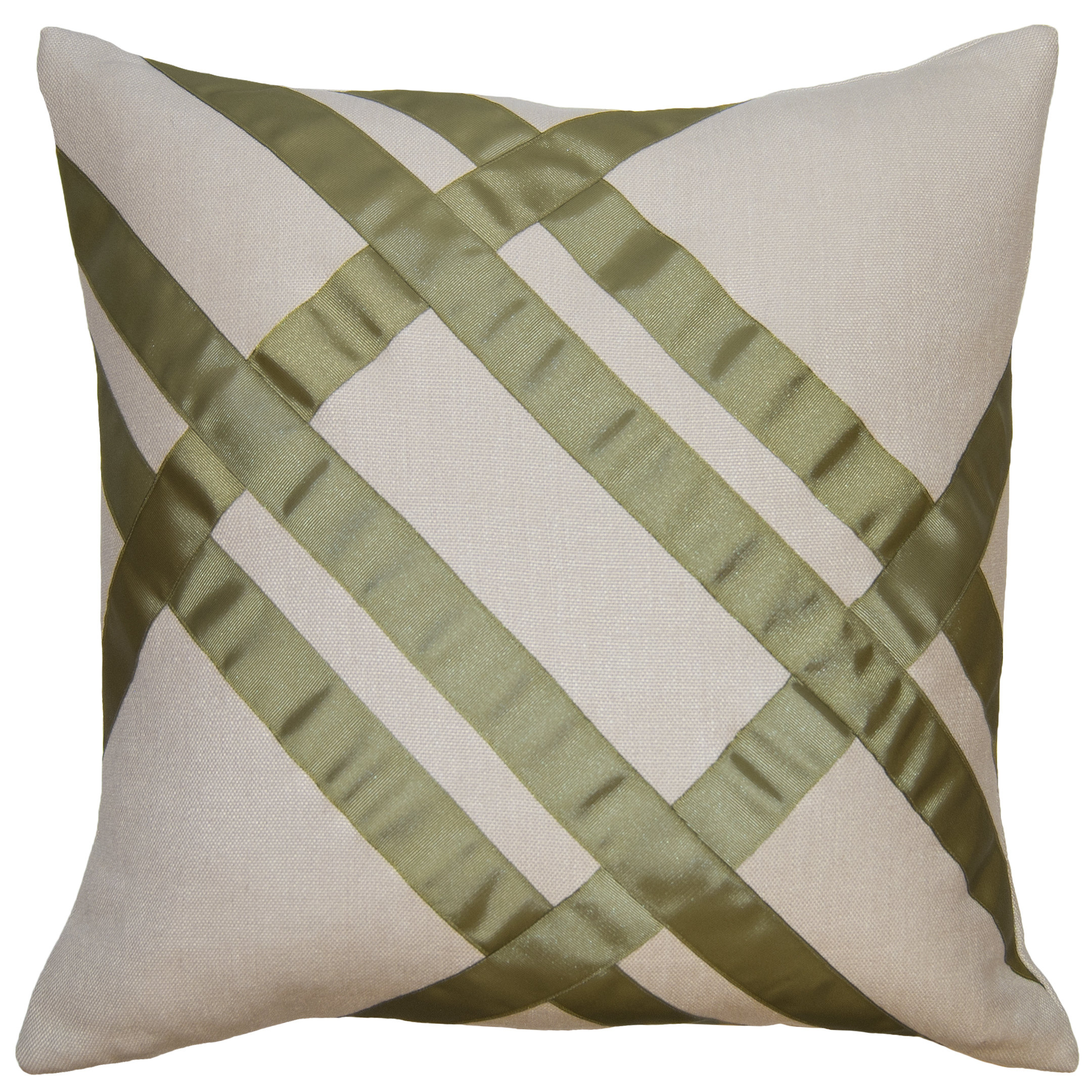 Square Feathers Geometric Feather Throw Pillow | Wayfair