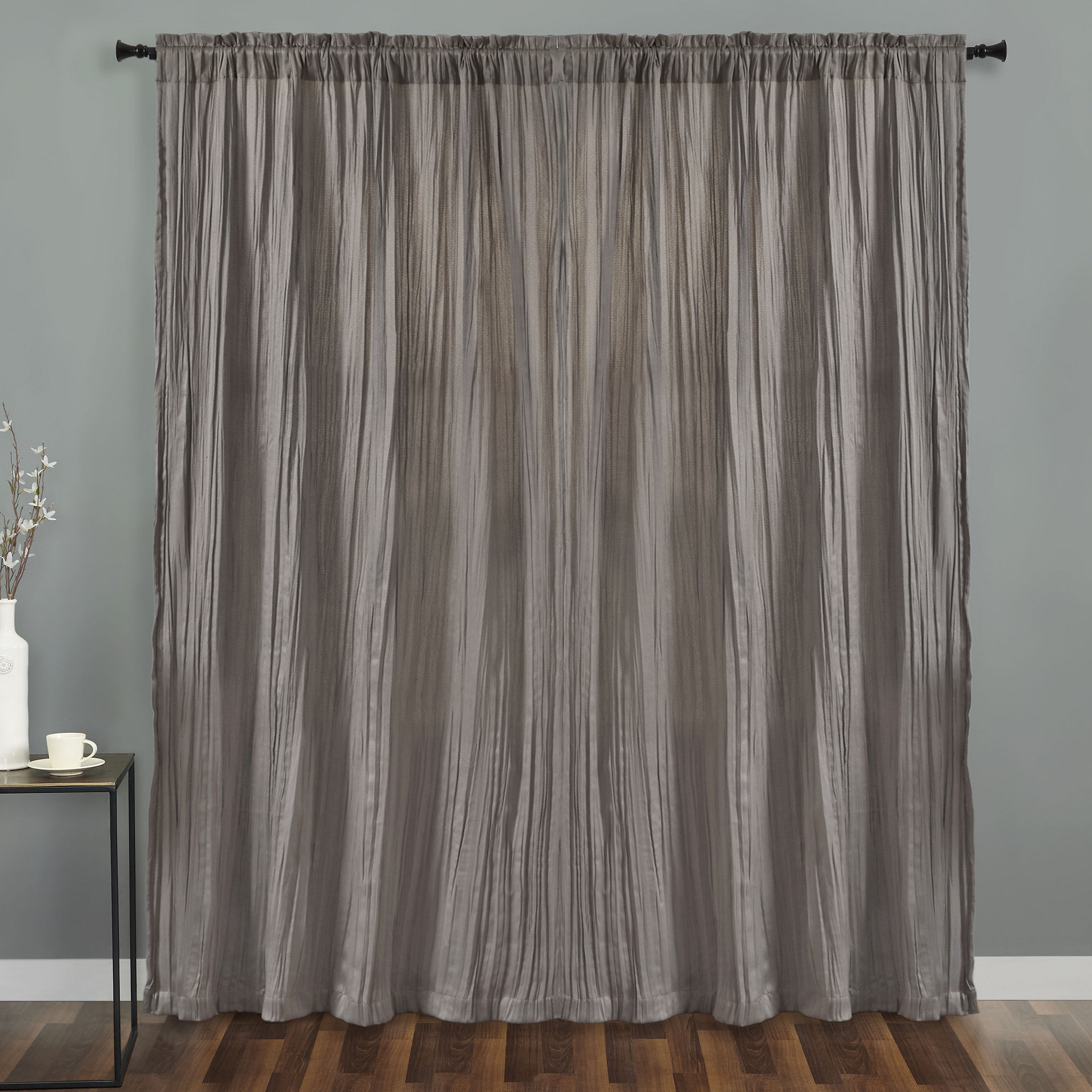 VCNY Crinka Polyester Curtain | Wayfair