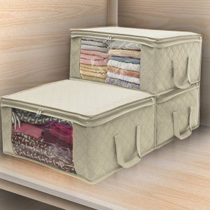 Rebrilliant 3-Pack Fabric Box Set & Reviews | Wayfair
