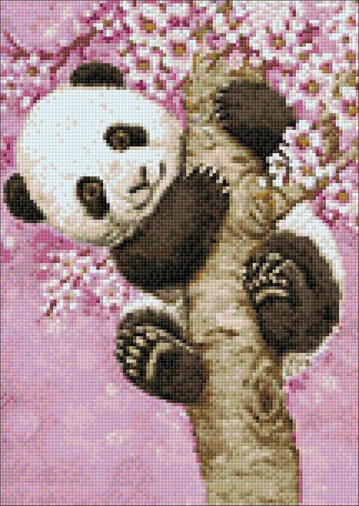 Wizardi Sweet Panda CS076 11.81 x 15.75 inches Crafting Spark Diamond ...