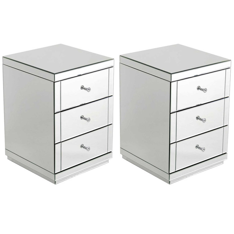 Mercer41 Damion Plastic Bedside Table & Reviews | Wayfair.co.uk