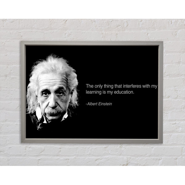 Bright Star Motivational Quote Albert Einstein Education - Single ...