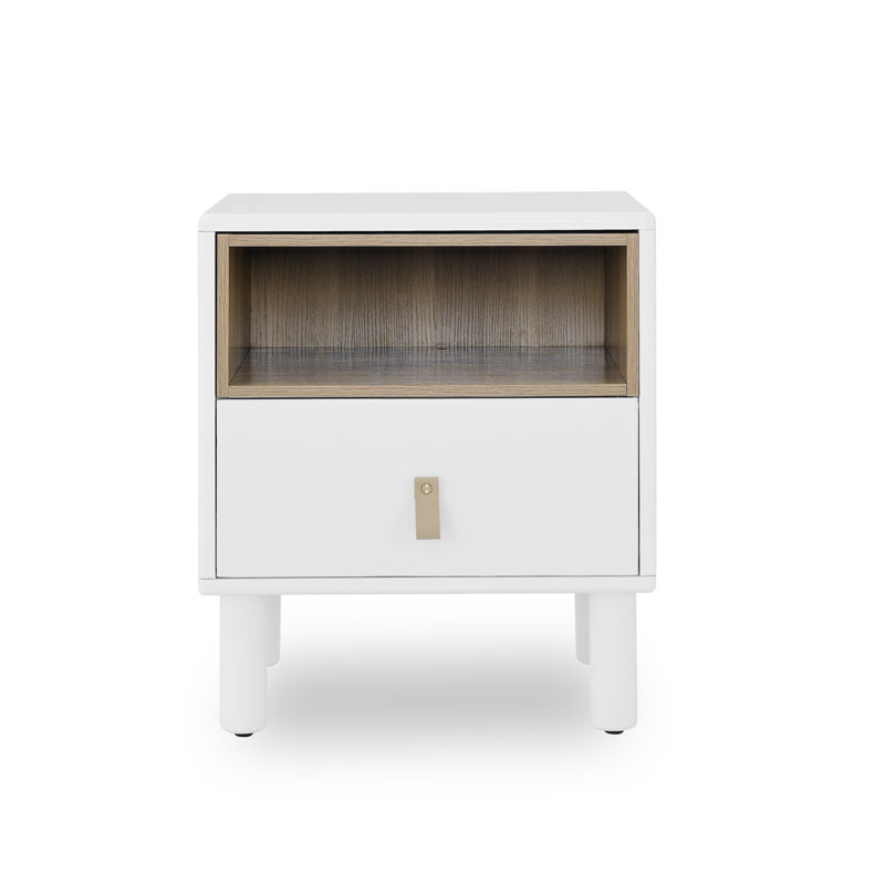 17 Stories Single drawer bedside table, modern style bedside table ...