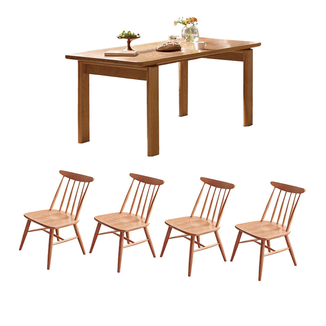 Waagy Comfort and quality of solid wood table set | Wayfair