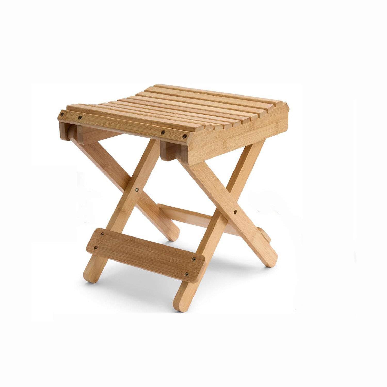 AKLOV Bamboo Folding Step Stool Bench | Wayfair