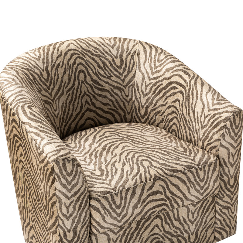 Hokku Designs Freudberg 30.5'' Wide Swivel Barrel Chair | Wayfair