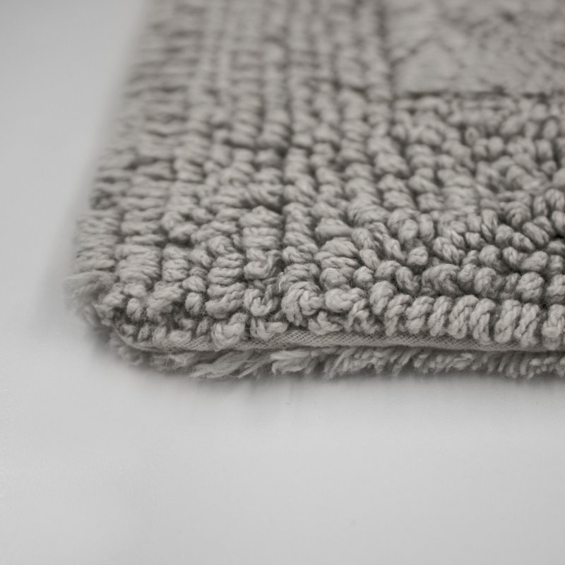 French Connection Hebert Rectangle Cotton Blend 2 piece Bath Rug Set ...