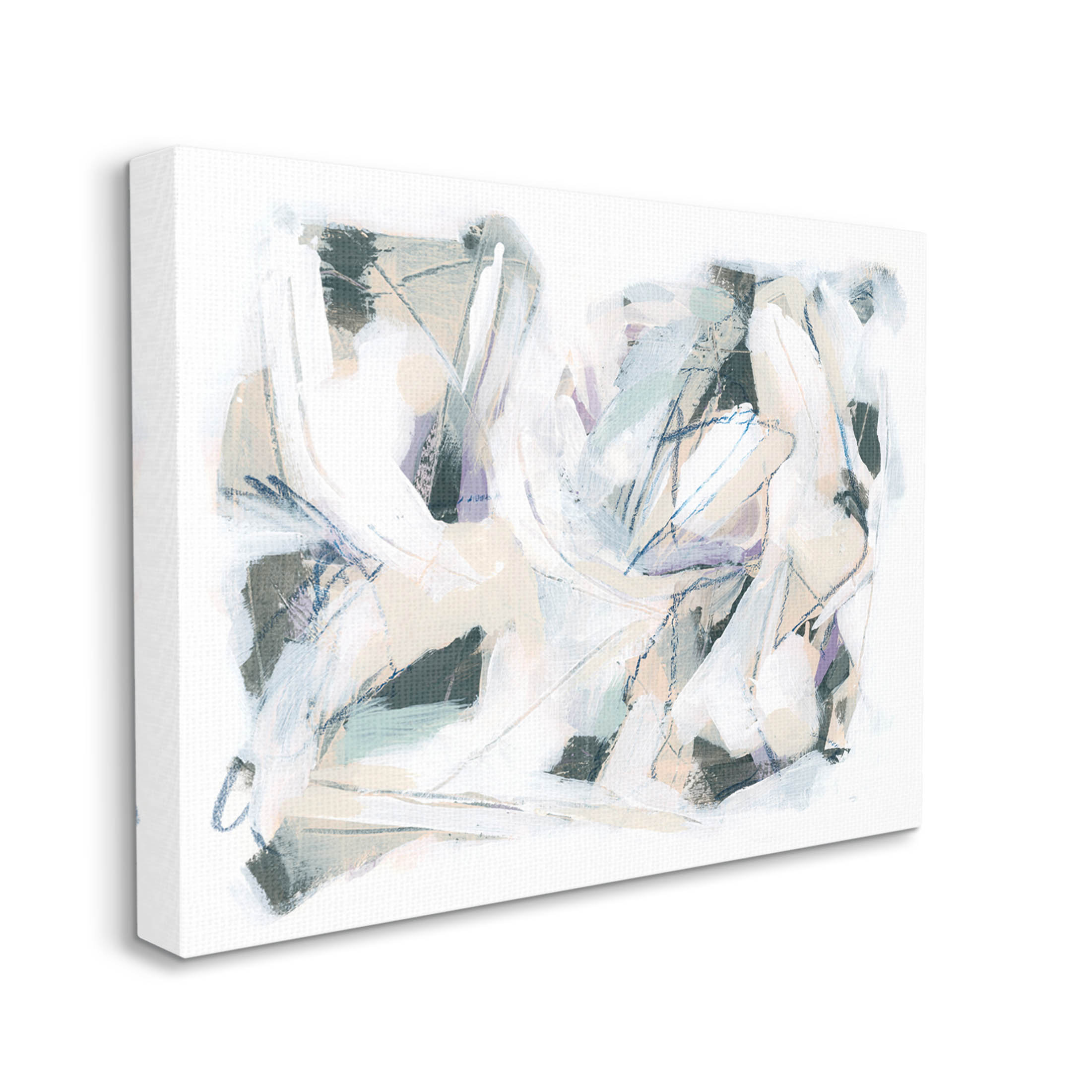 Stupell Industries Busy Abstract Streaks Arrangement Canvas Wall Art By ...