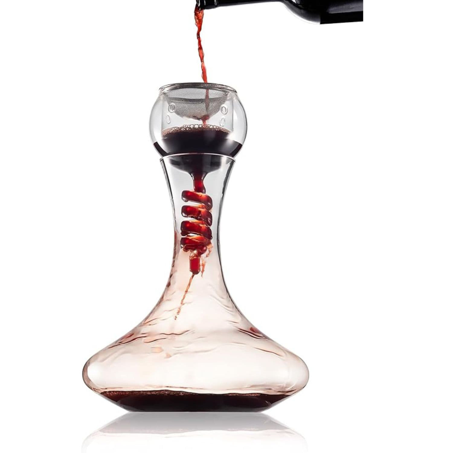Bloomsbury Market Wine Decanter with Spiral Aerator | Wayfair