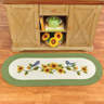 Ophelia & Co. Charming Sunflower Birds Braided Accent Rug | Wayfair