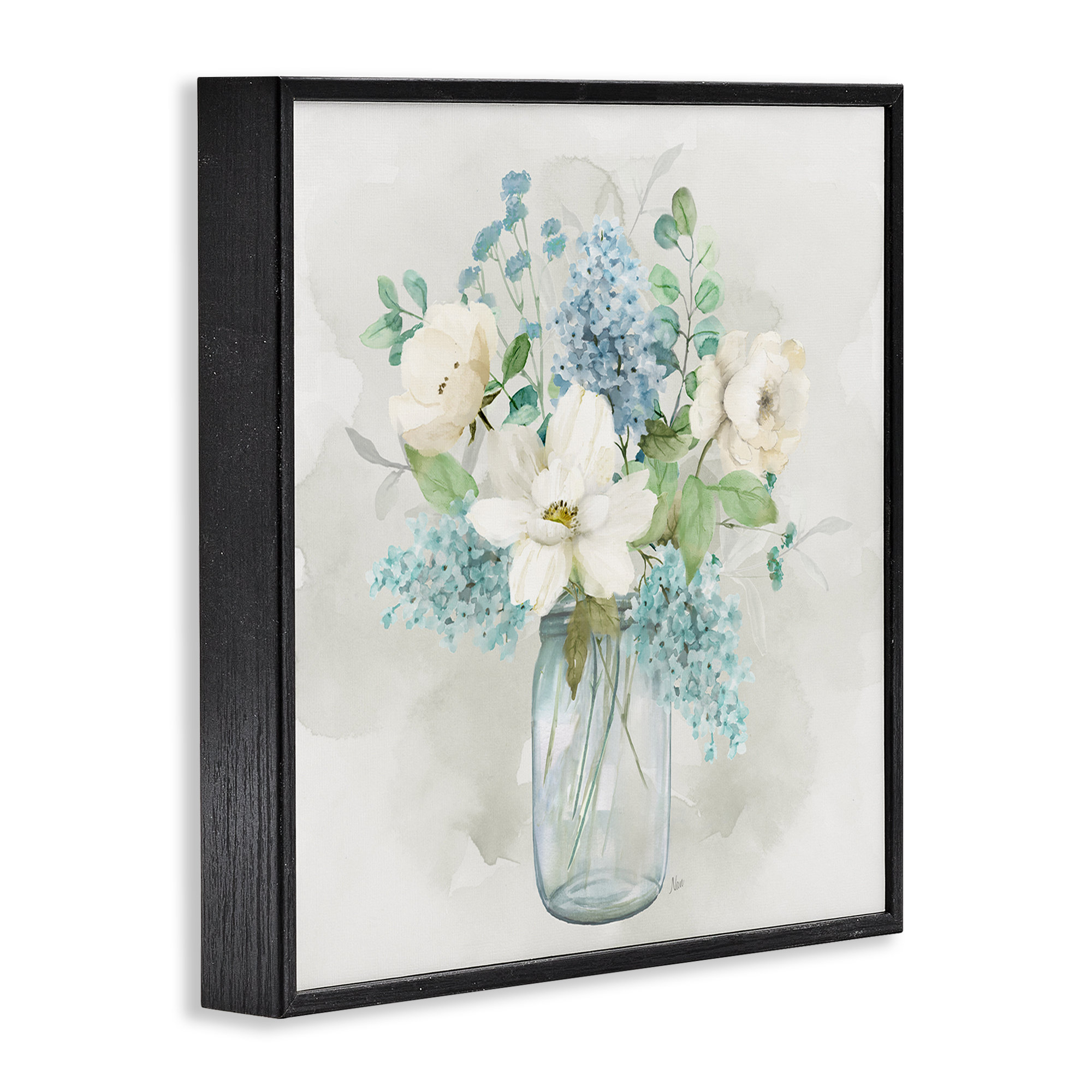Stupell Industries Country Bunches Bouquet Giclee Art, design by Nan ...