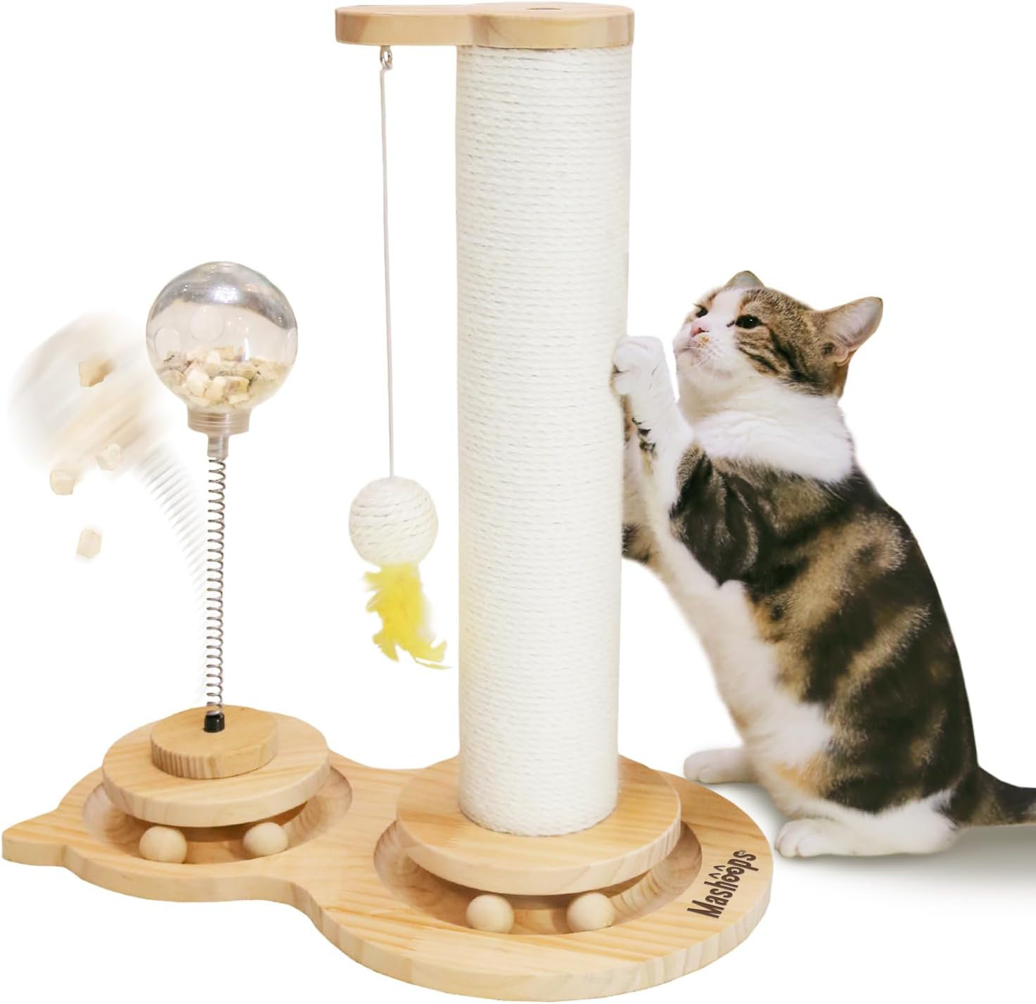 c&g home Wooden Scratching Post | Wayfair