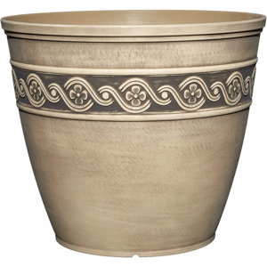 Bungalow Rose Milahn Resin Round Pot Planter & Reviews | Wayfair