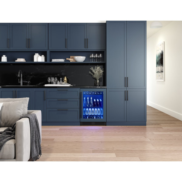 Zephyr Presrv 24" 7-Bottle and 108-Can Single Zone Panel-Ready Beverage ...