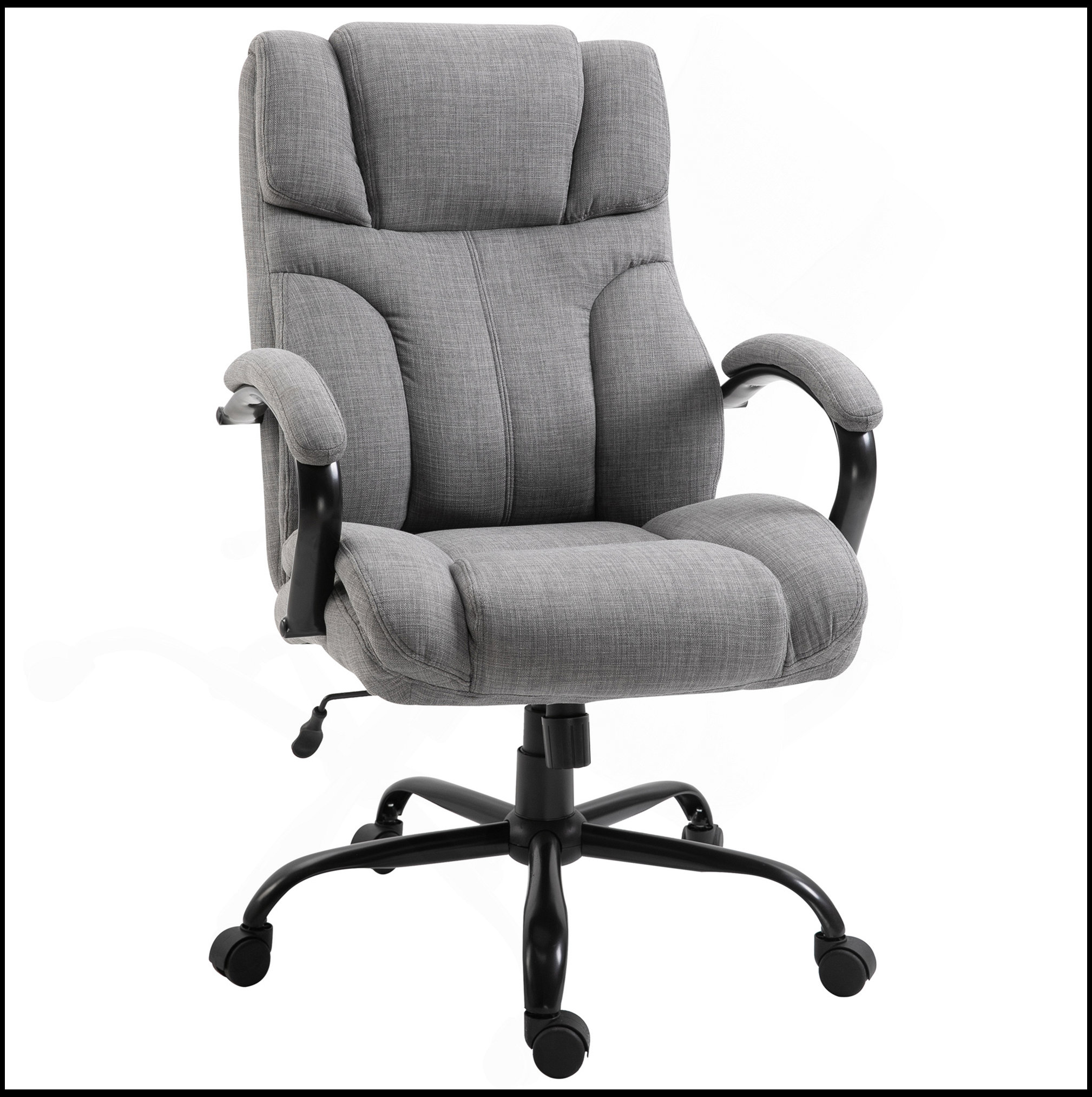 Hokku Designs Ergonomic Office Chair For Heavy-Duty Use With Adjustable ...