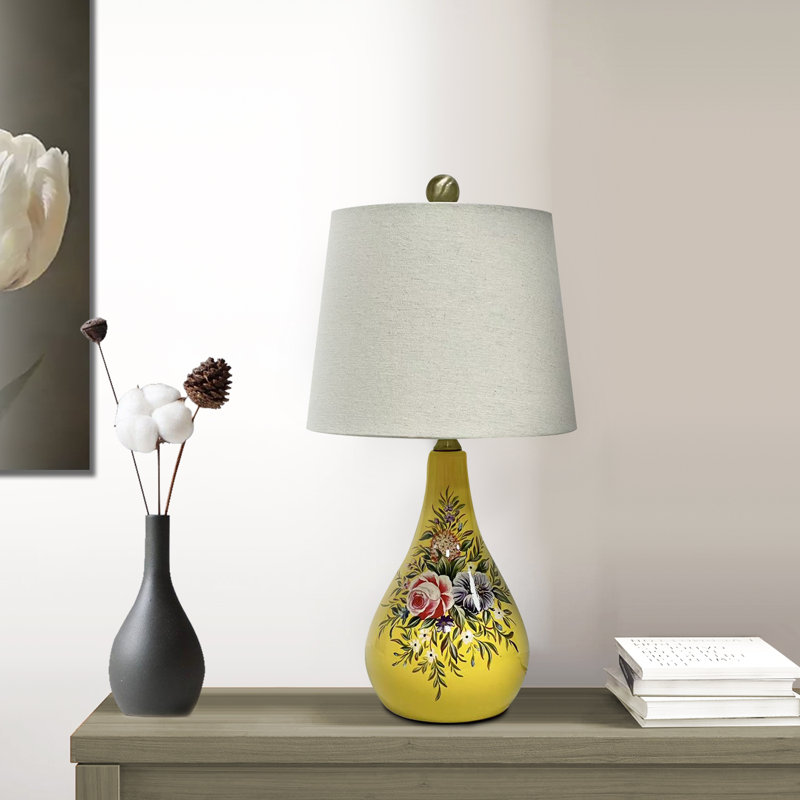 Alcott Hill® TMP004 Hand-Painted Ceramics Table Lamp Without Bulb（1 Pcs ...
