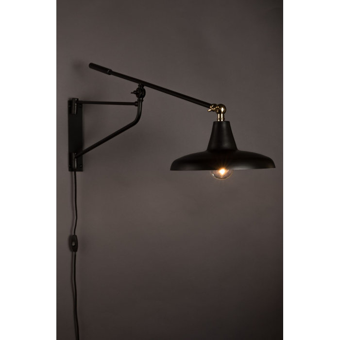 Dutchbone Hector Iron Swing Arm Sconce | Wayfair