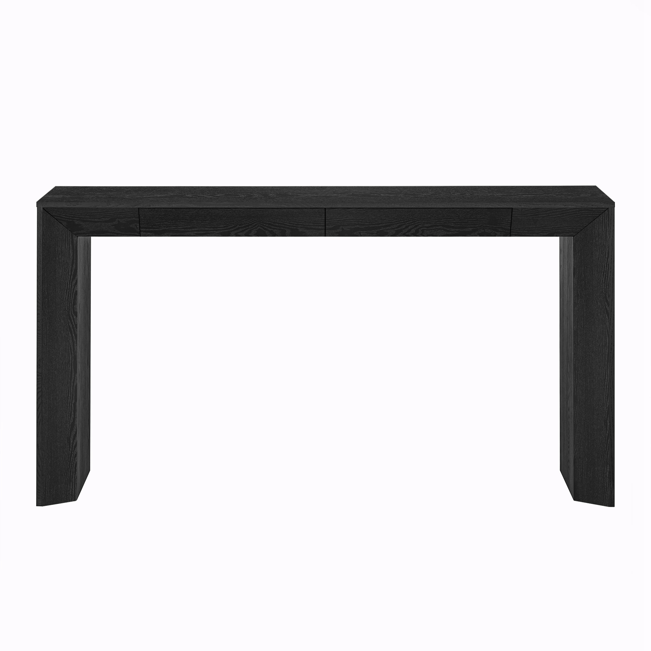 Gracie Oaks Modern Farmhouse Console Table with 2 Concealed Drawers ...