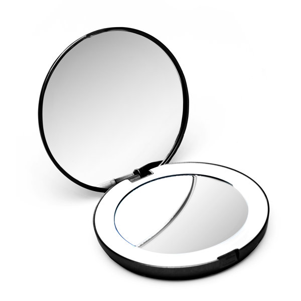 Fancii Modern Lighted Magnifying Compact Mirror & Reviews | Wayfair