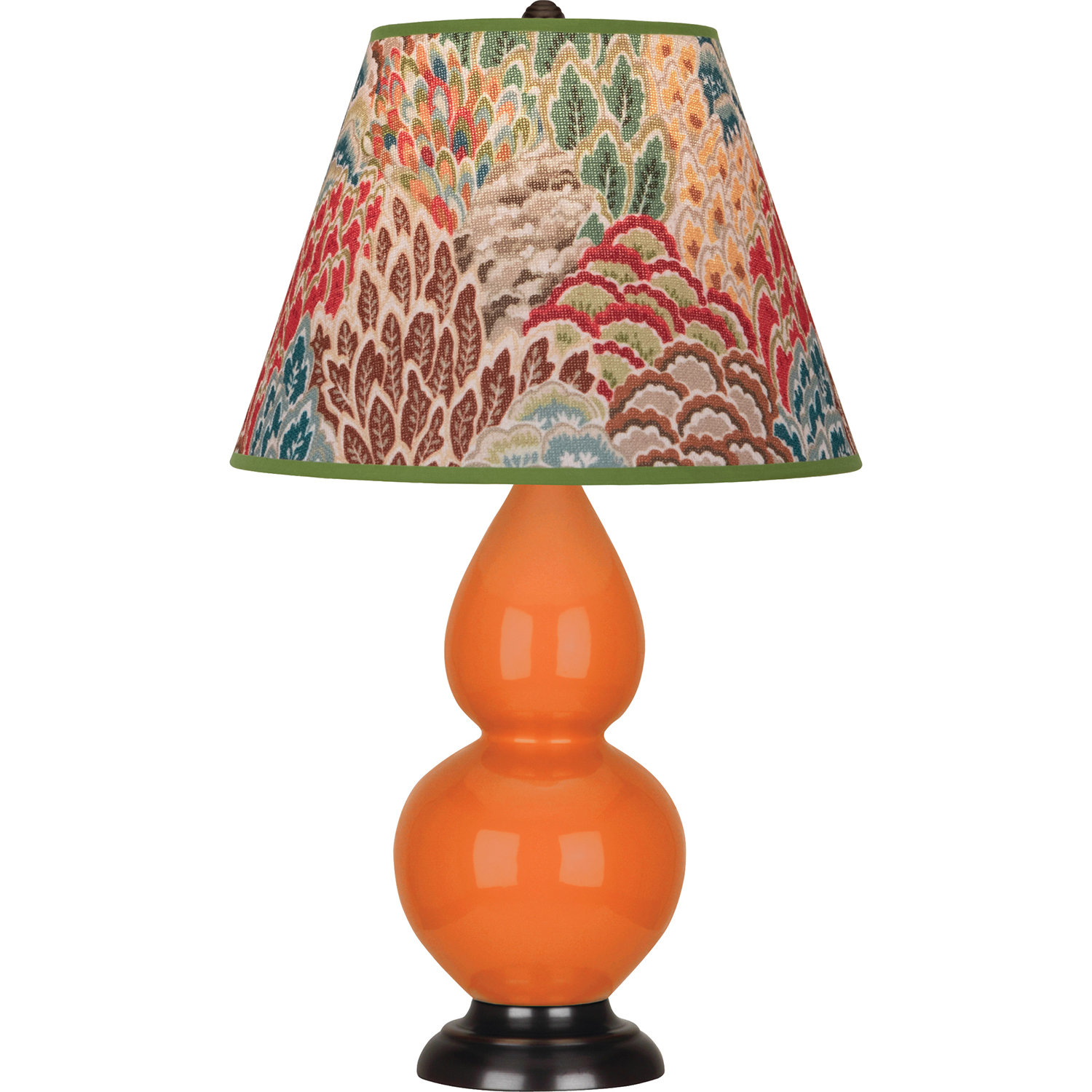 Robert Abbey Small Double Gourd Accent Lamp - Pumpkin, Deep Patina ...