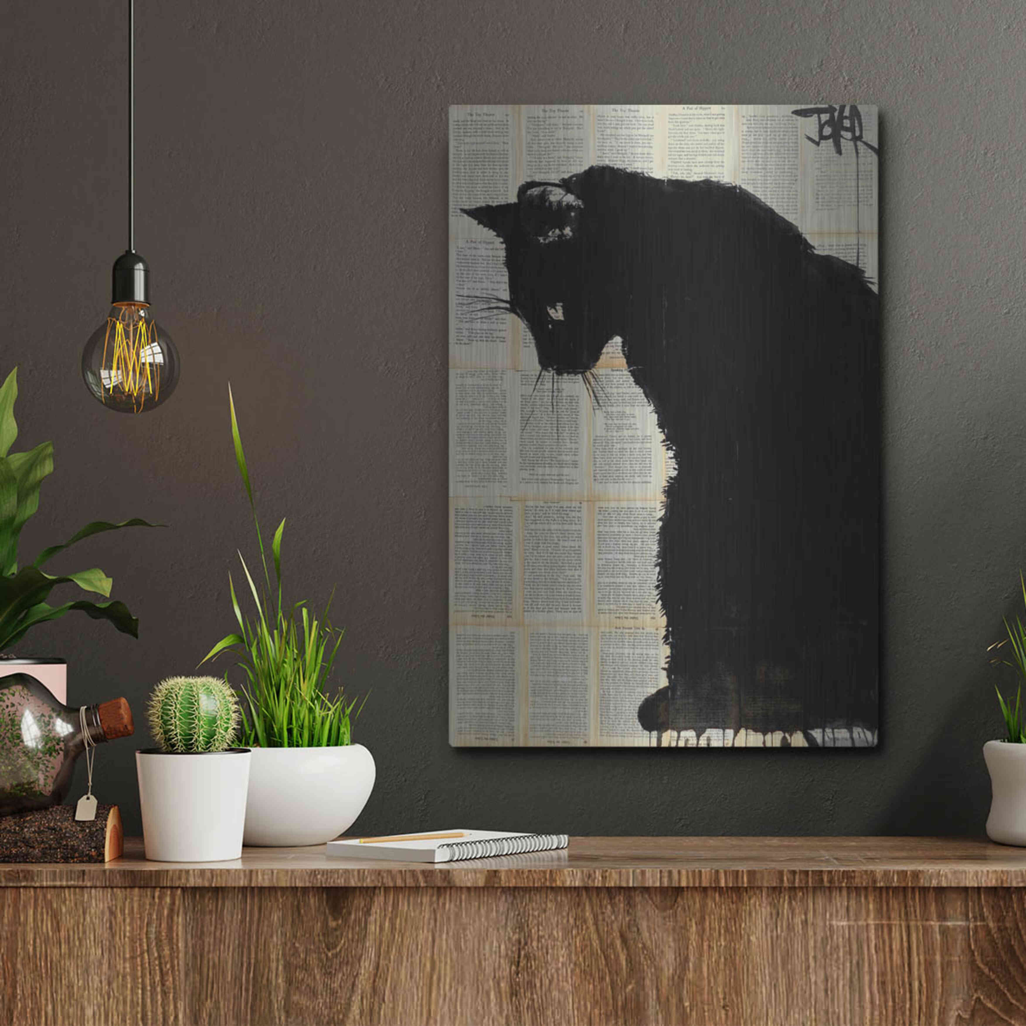 Winston Porter " Cat Black " by Loui Jover | Wayfair