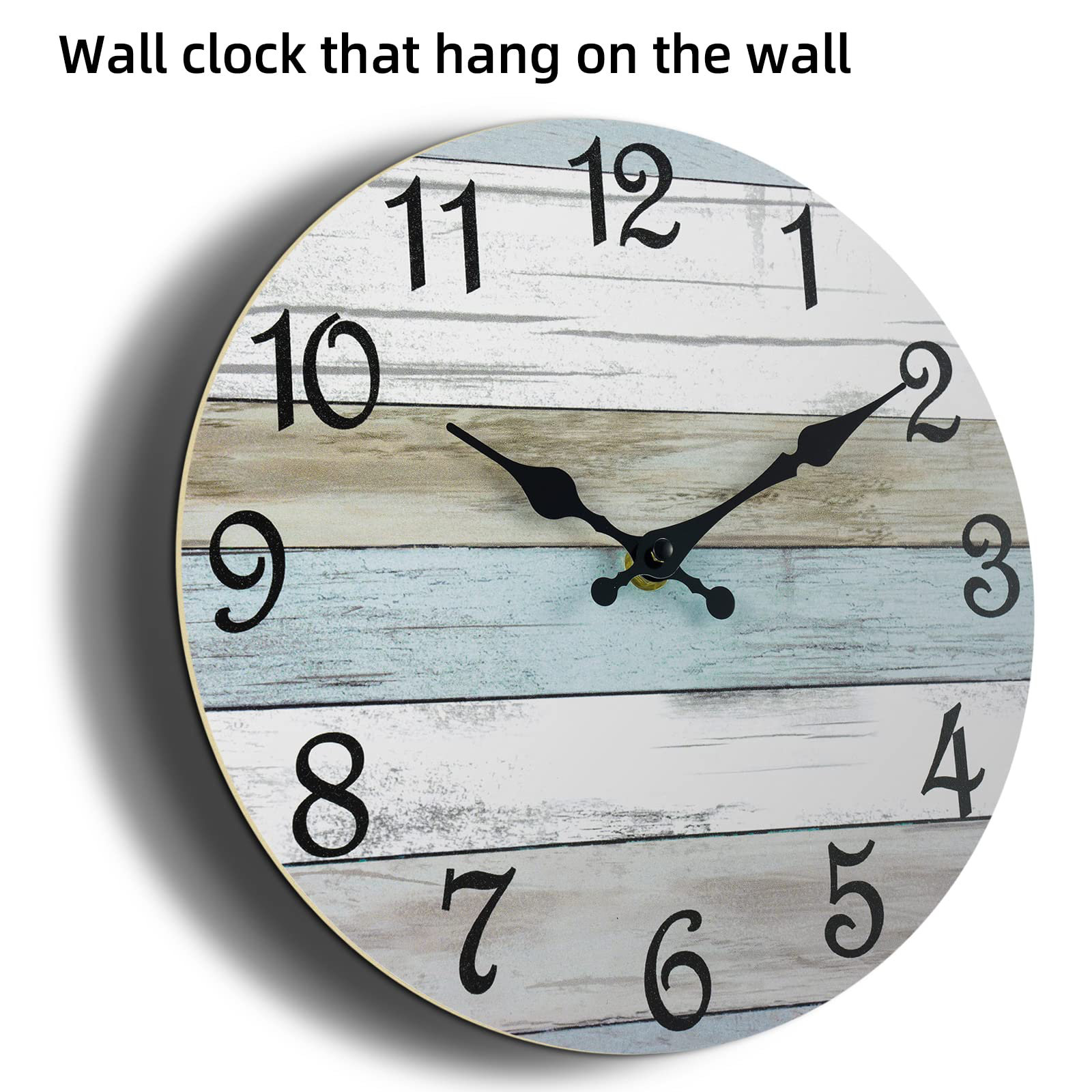 Static Poster CHYLIN Wall Clock Silent Non Ticking Battery Operated ...