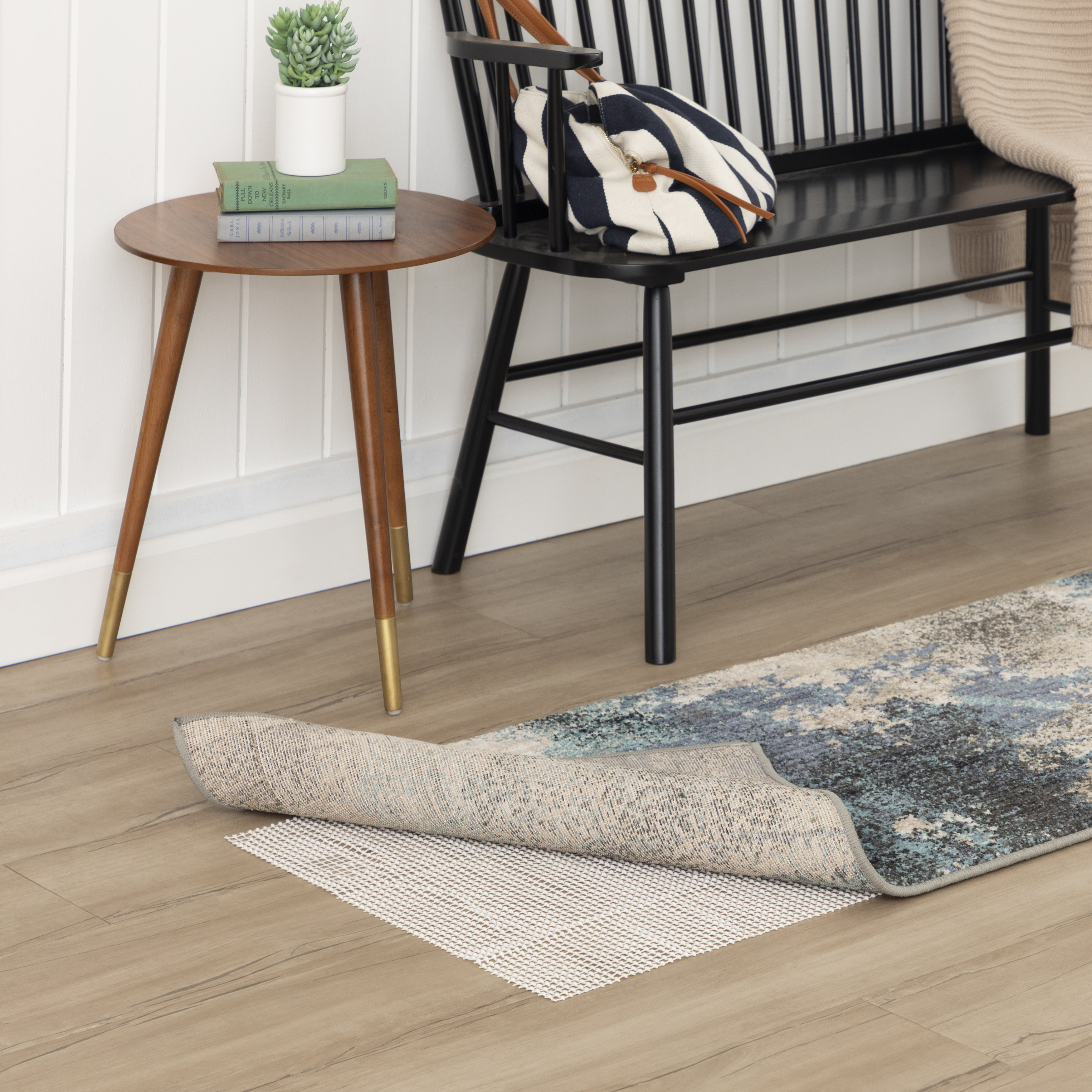 Symple Stuff Tylersburg 0.01'' Thick Indoor Non Slip Rug Pad & Reviews ...