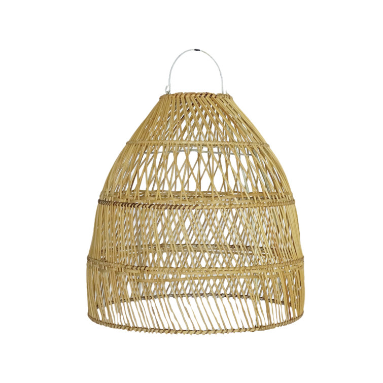 Bay Isle Home The Rattan Lampshade Collection 42cm H Bamboo/Rattan Oval ...