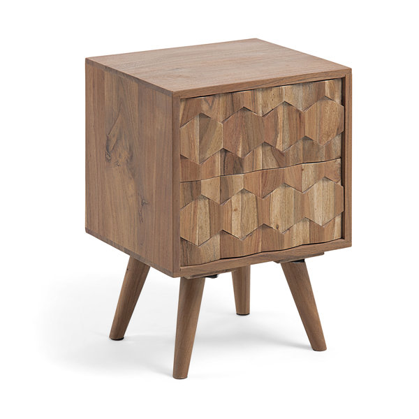 Corrigan Studio Cayson Solid Wood Bedside Table & Reviews | Wayfair.co.uk