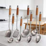 wuyi 18/10 Stainless Steel Kitchen Utensil Set - 8 Cooking Tools With ...
