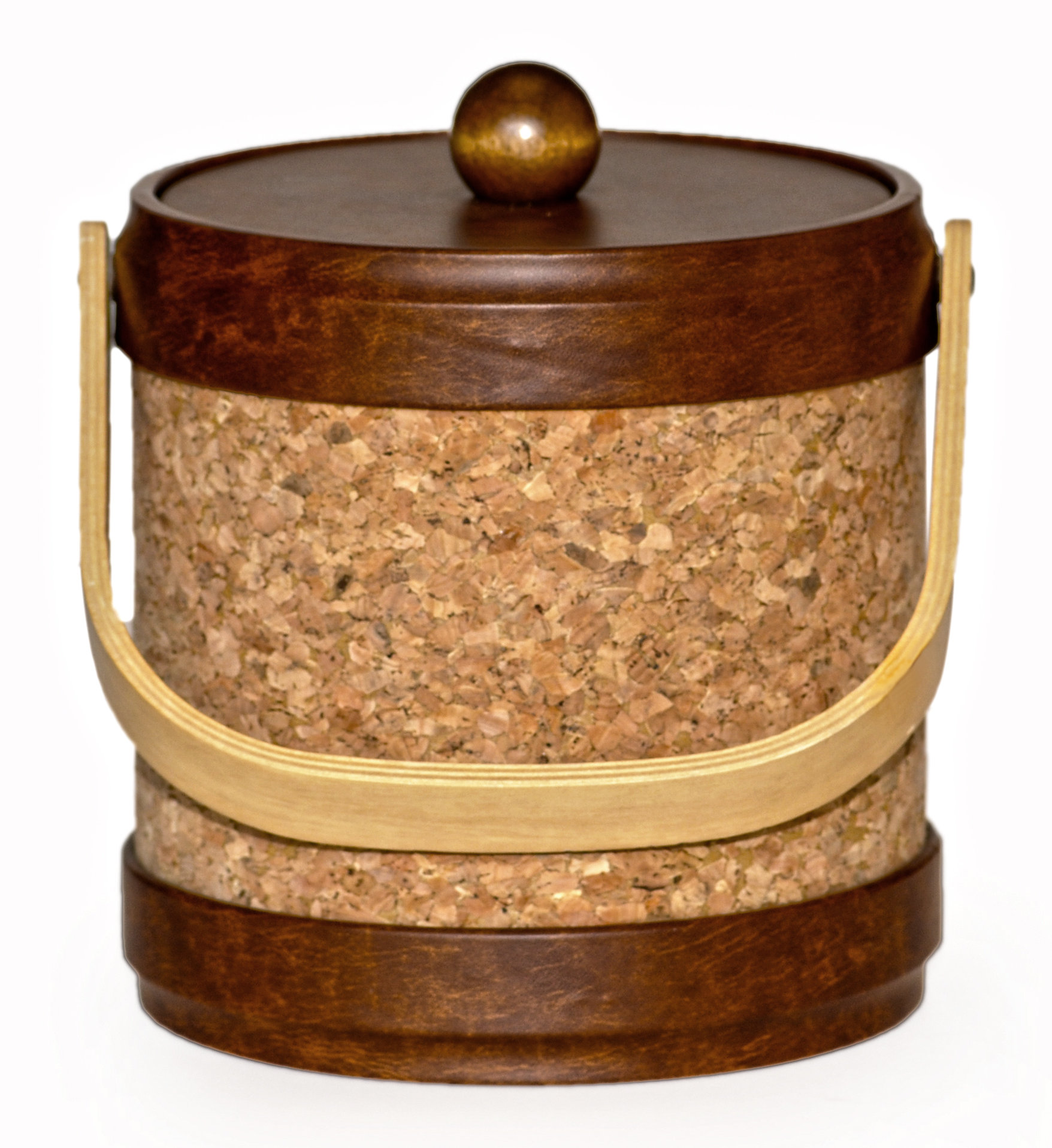 Fleur De Lis Living Riendeau Cork Ice Bucket | Wayfair