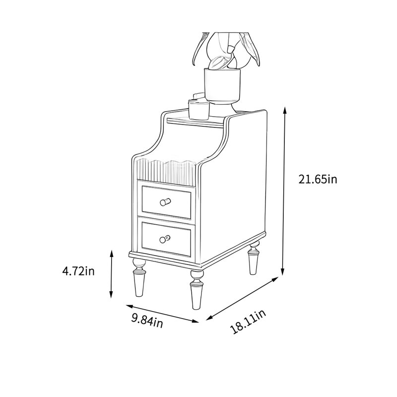 Alcott Hill® Bedroom mini storage cabinet | Wayfair