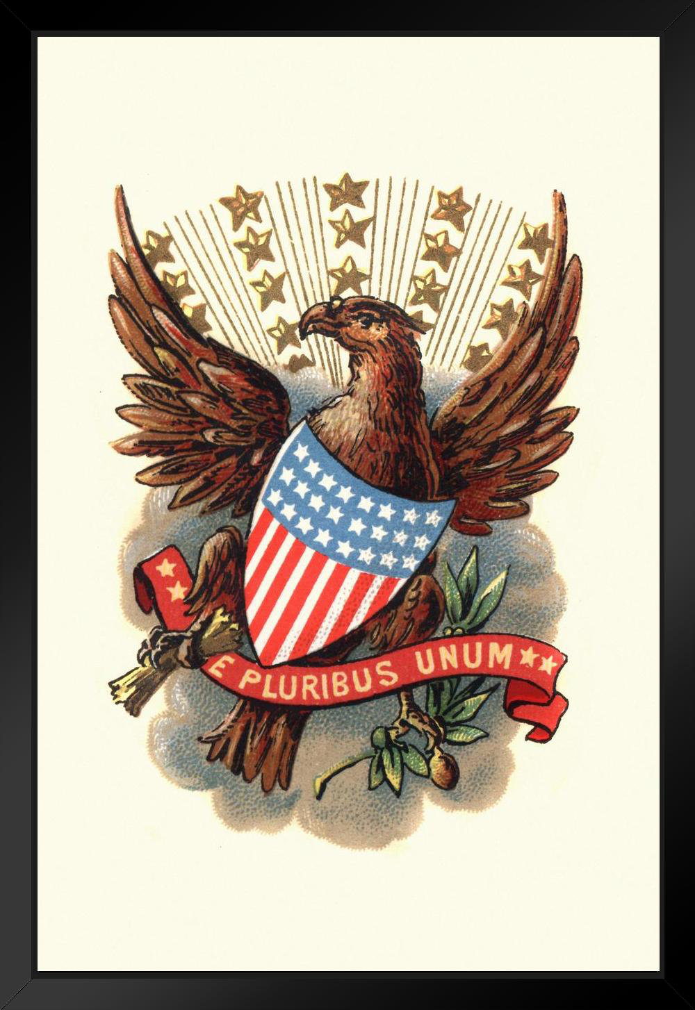 Vintage Patriotic Eagle