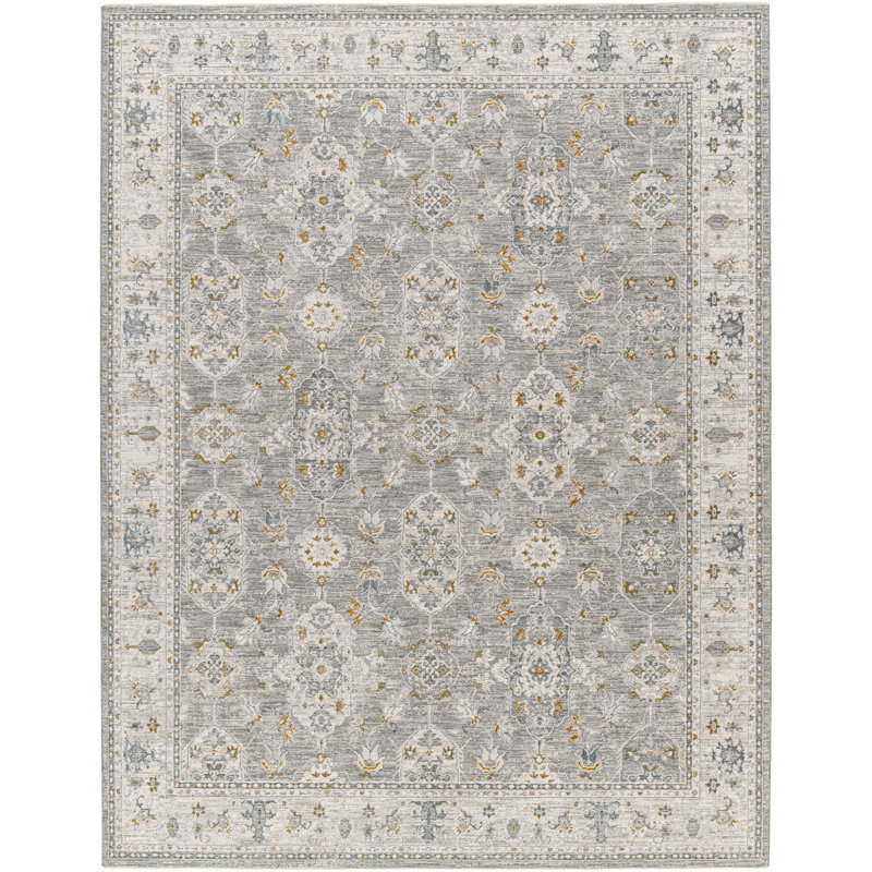 Laurel Foundry Modern Farmhouse® Cremorne Traditional Gray Area Rug ...