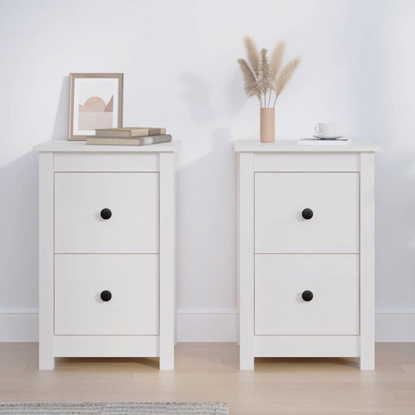 Ebern Designs 4 Drawer Bedside Table | Wayfair.co.uk