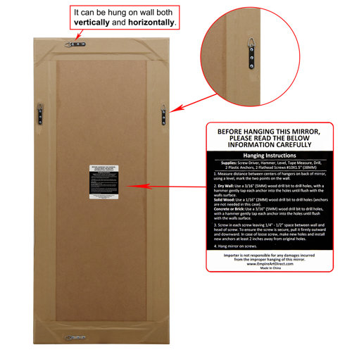 House of Hampton® Oren Glass Concave Wall Mirror & Reviews | Wayfair