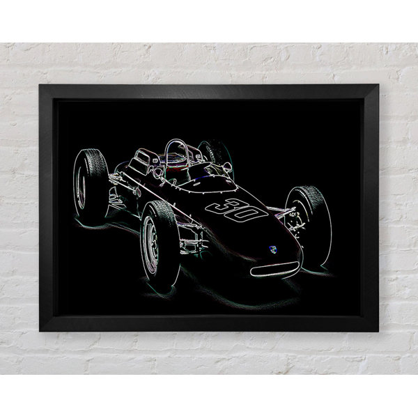 Williston Forge Formula One Retro - Single Picture Frame Art Prints ...