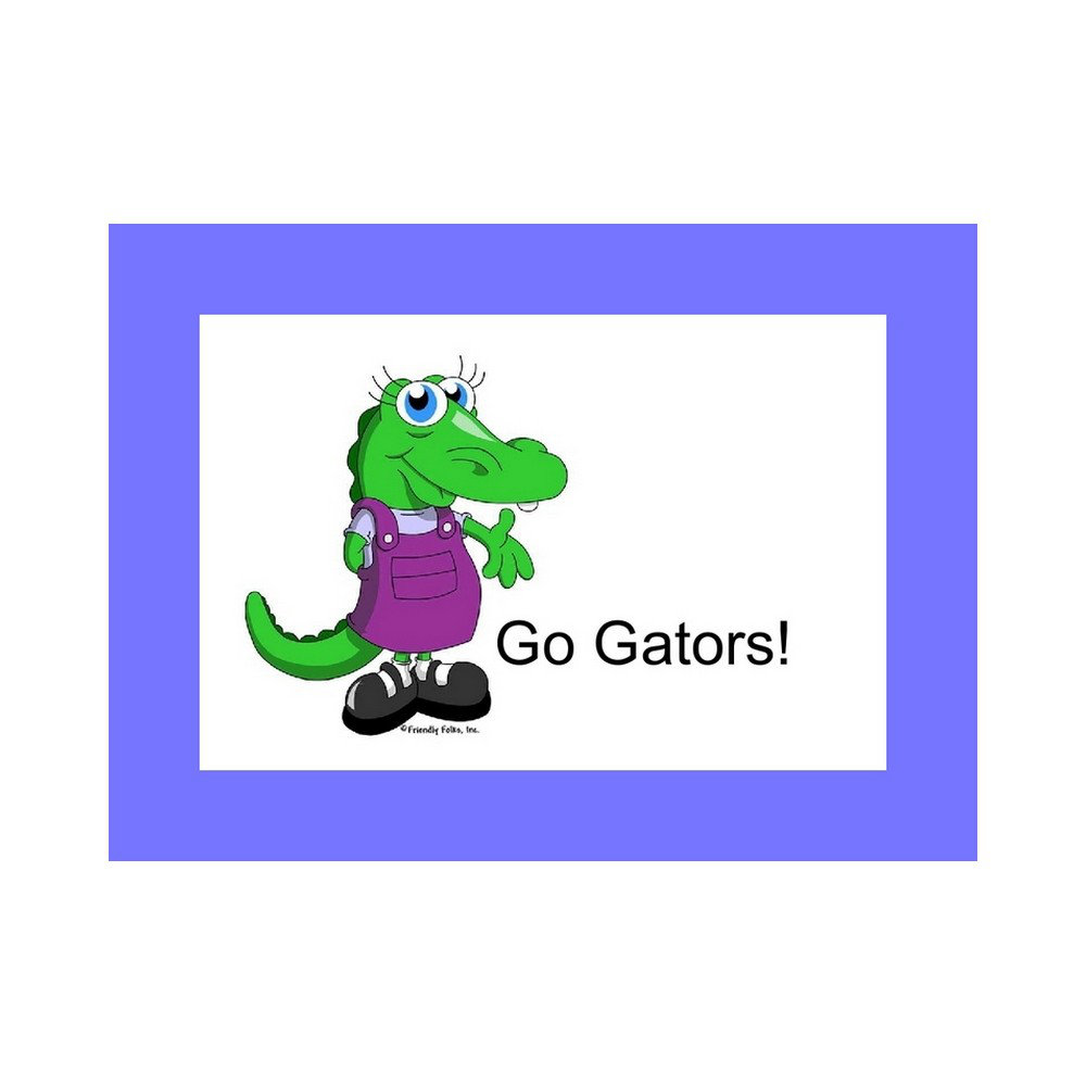Printed Perfection Personalized Alligator - Female Cartoon Caricature ...