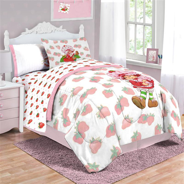Strawberry Shortcake Berry Berry 5 Piece Twin Bedding Set w/ Sham ...