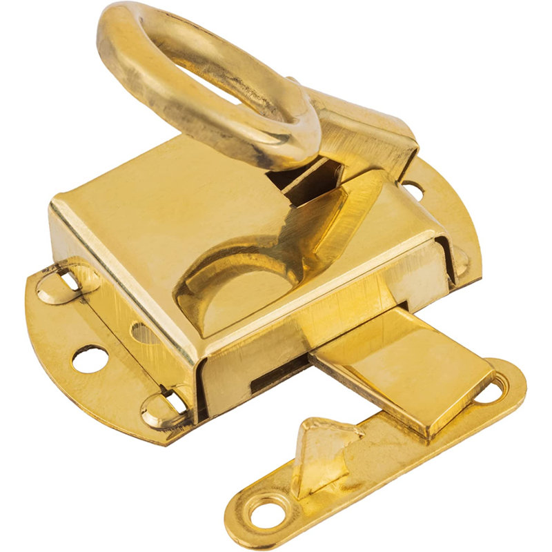UNIQANTIQ HARDWARE SUPPLY Left Wilson Cabinet Door Ring Latch and Catch ...