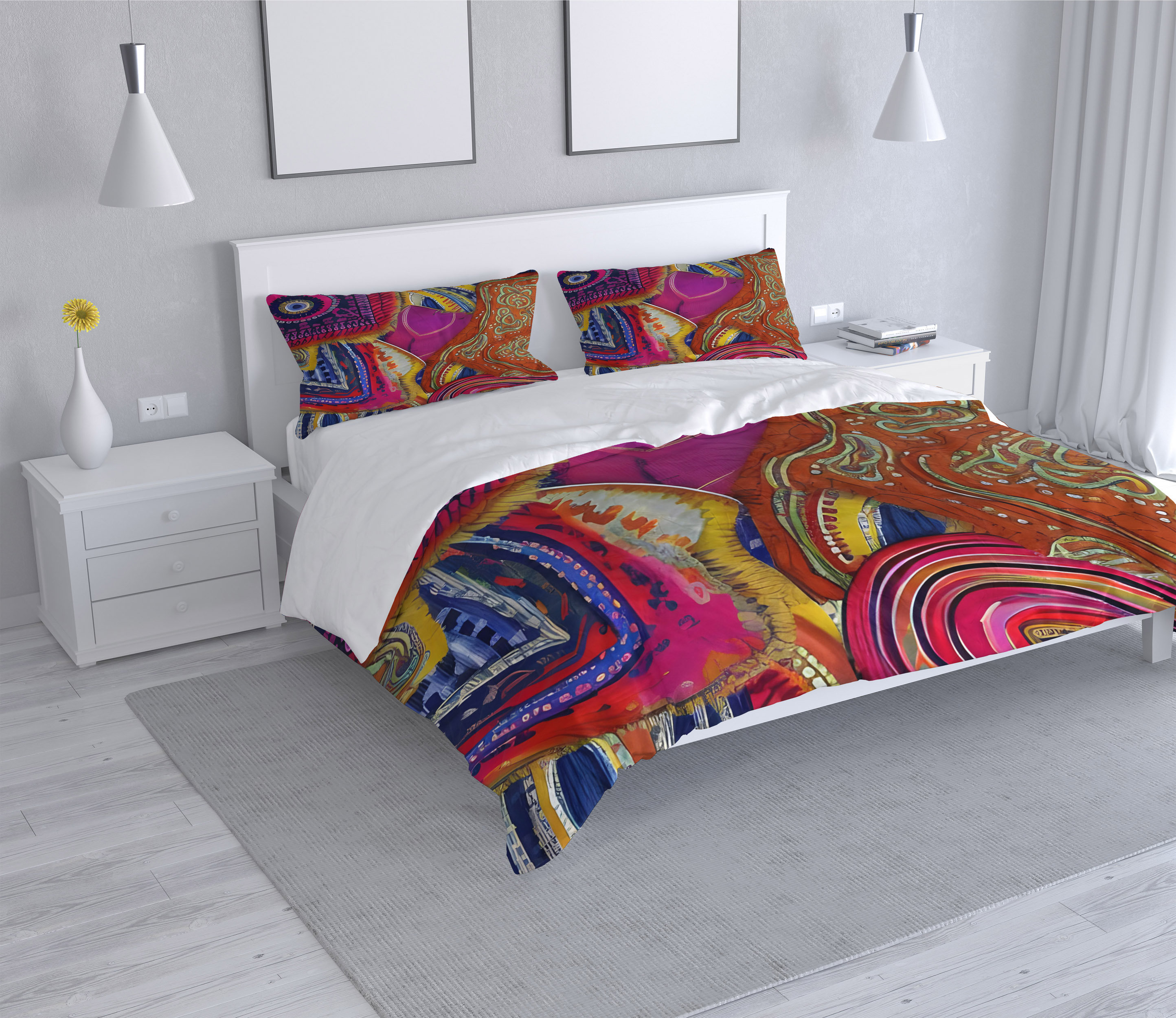 Folk N Funky Duvet Cover Set | Wayfair