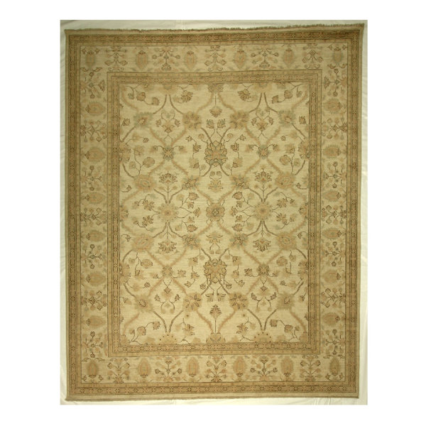 String Matter Hand Knotted Floral Rug - Wayfair Canada