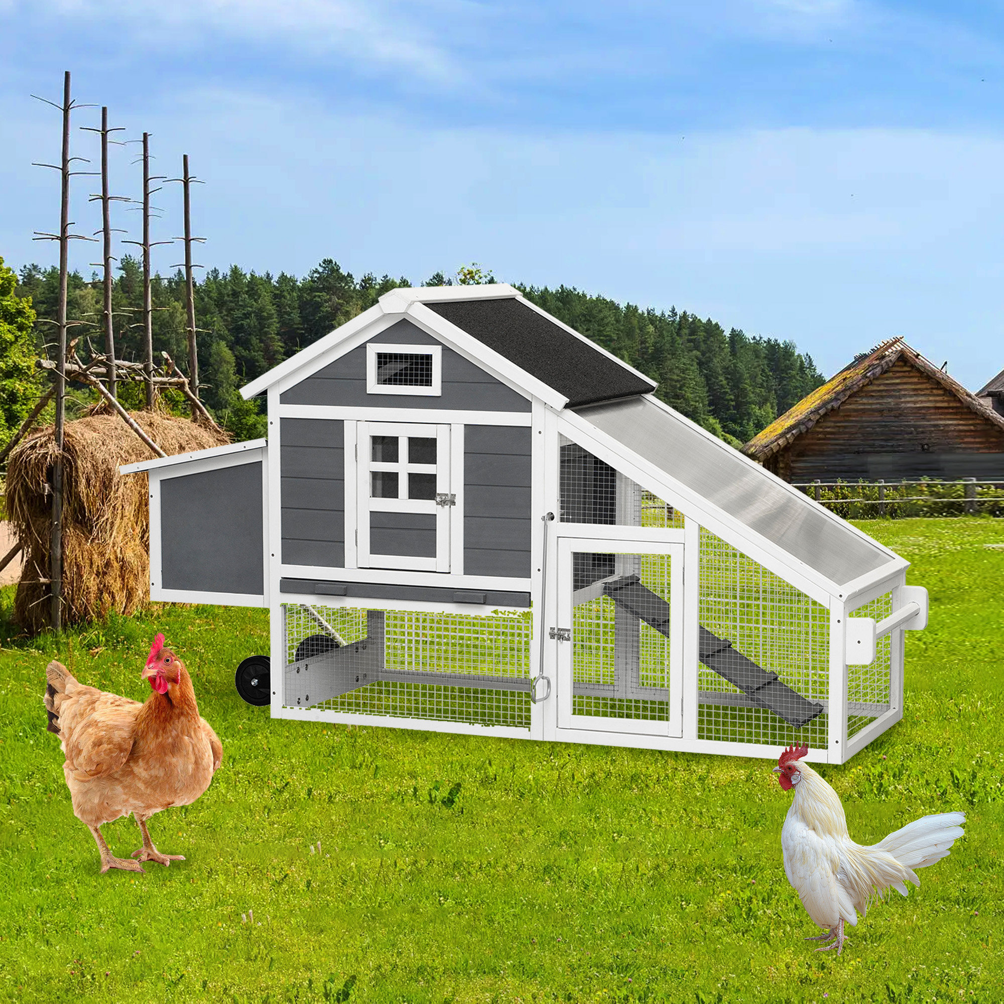 Tucker Murphy Pet™ Denira Weather Resistant Rabbit Hutch | Wayfair
